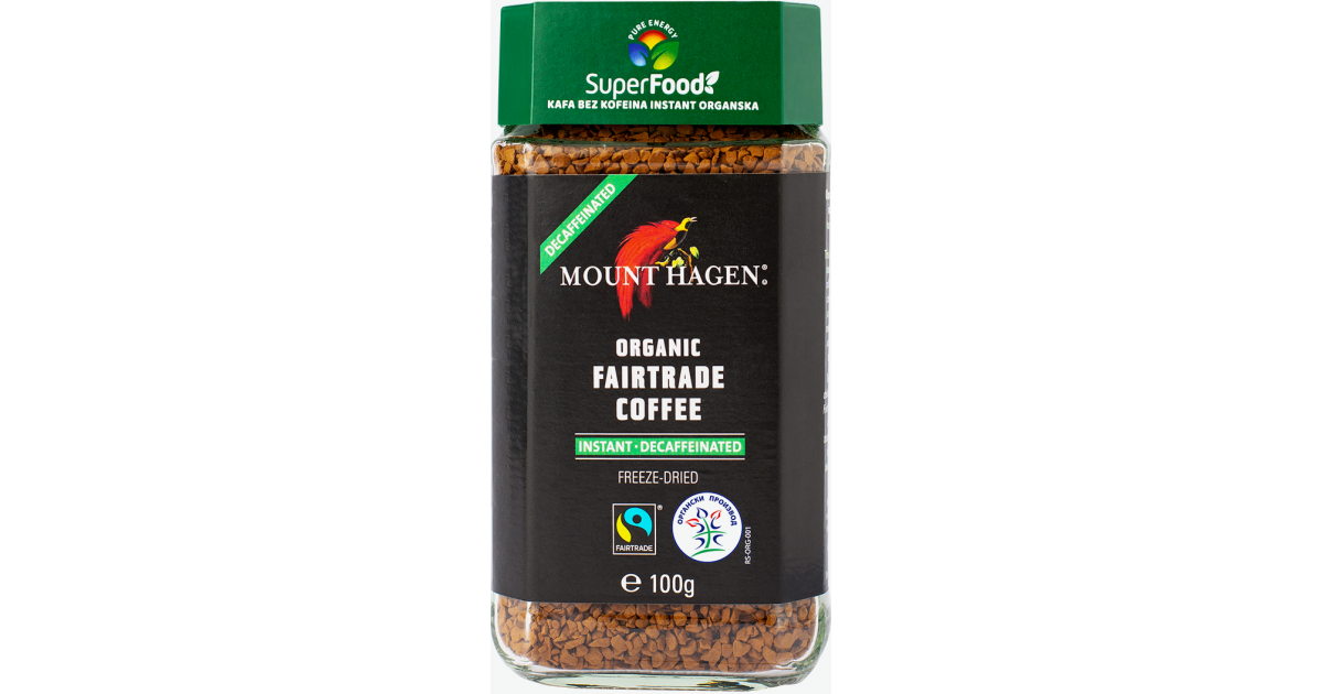 Kafa instant organska BEZ KOFEINA 100g | Superfood d.o.o.