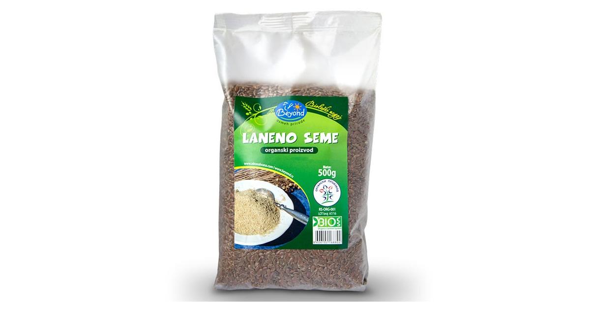 Laneno seme braon organsko 500g | Superfood d.o.o.